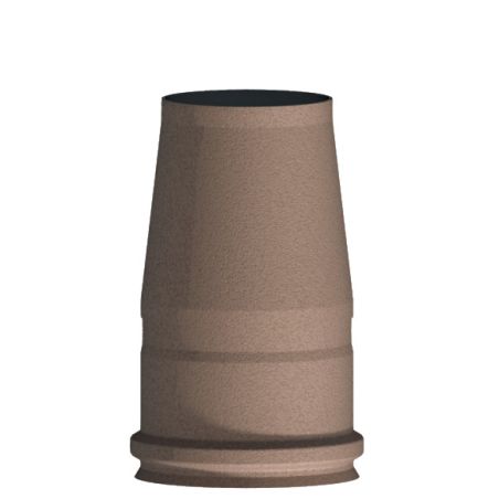 Truncated conical end cap K1TO ISO10 RUSTY Double wall flue - Matteoda ...