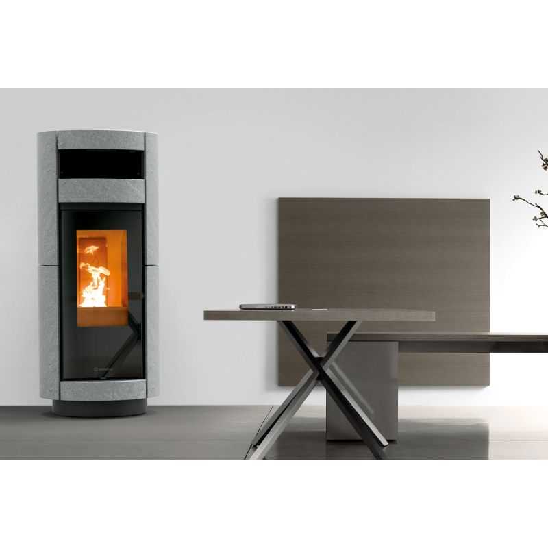 Stufa a pellet Thermorossi Dorica Supreme Stone Natural Plus EVO