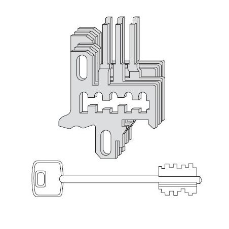 Replacement kit gorges CISA map 07590.25 - Matteoda.IT Italy